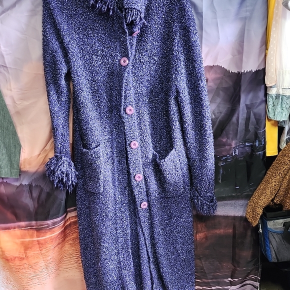 Michelle Nicole | Sweaters | Michelle Nicole Textured Purple Long ...